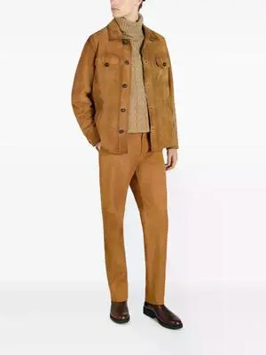 SLOWEAR Suede Trousers