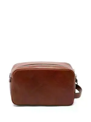 Brunello Cucinelli Leather Wash Bag