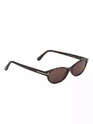TOM FORD Oval Frame Sunglasses