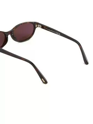 TOM FORD Oval Frame Sunglasses