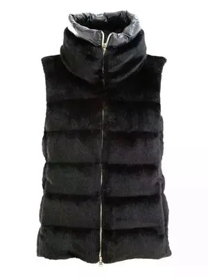 Herno Padded Quilted Gilet - Black