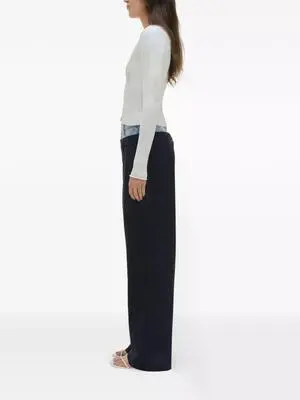 Simkhai Ophelia Double-waistband Trousers - Blue