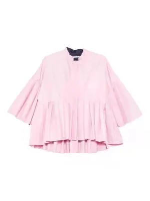 PARLOR Flounce-hem Jacket - Pink