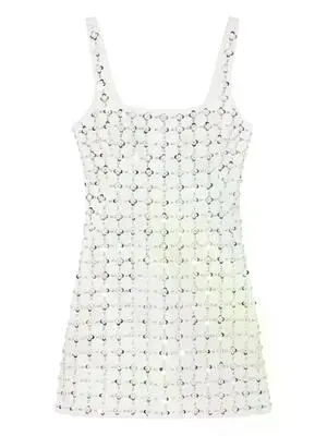 Simkhai Ziva Floral-embellished Mini Dress - White