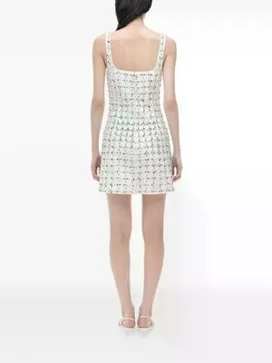 Simkhai Ziva Floral-embellished Mini Dress - White