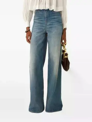 Chloé Five-pocket Wide Leg Jeans