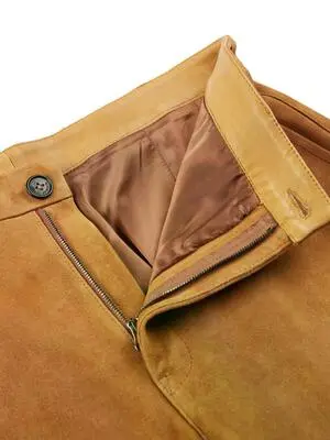 SLOWEAR Suede Trousers
