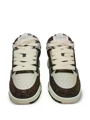 Amiri Ma-1 Embellished Logo Sneakers - Brown