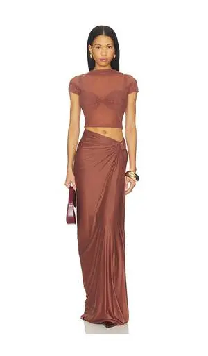 DEME BY GABRIELLA Dove Dress - Brown