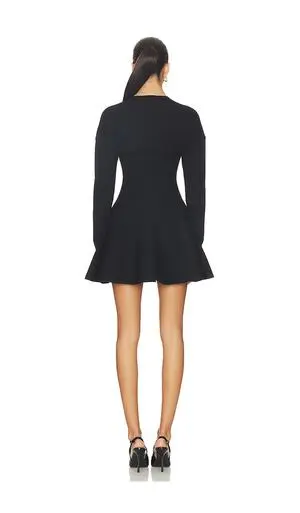 FLEUR DU MAL Knit Corset Dress With Underbust Detail