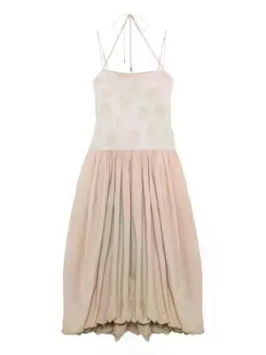 Simkhai Pfeiffer Polka-dot Midi Dress - Neutrals