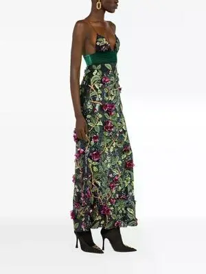 Roberto Cavalli Embellished Maxi Dress