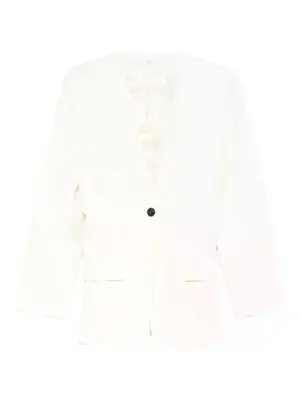 TOTEME Slouch Buttoned Blazer - Neutrals
