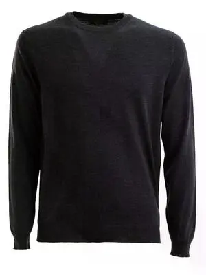 ZANONE Round-neck Long-sleeve Sweater - Grey