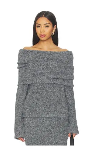 Line & Dot Sonora Off-the-shoulder Sweater