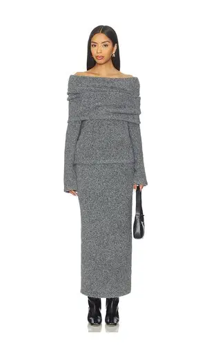 Line & Dot Sonora Off-the-shoulder Sweater