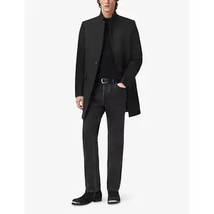 ALLSAINTS Haydon Lapel-collar Wool-blend Coat