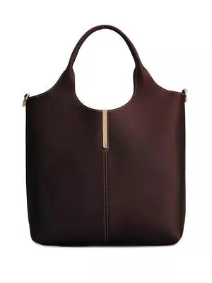 TOD'S Small Leather Tote - Brown