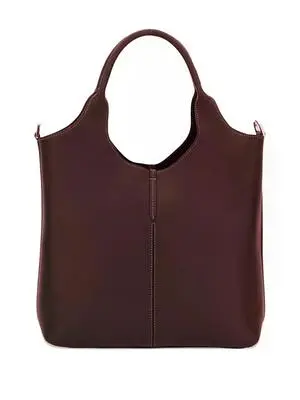 TOD'S Small Leather Tote - Brown