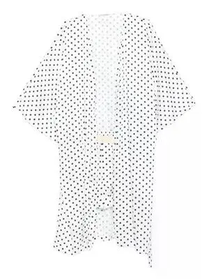 PARLOR Polka Dot-patterned Set - White
