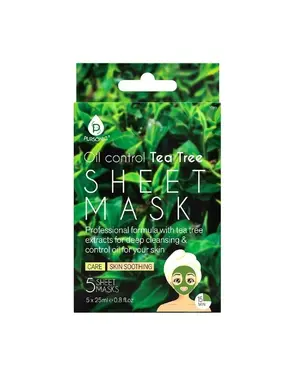 PURSONIC Oil Control Tea Tree Sheet Mask - Dark Green