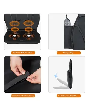 SUGIFT Foldable Full Body Massage Mat With 10 Vibration Motors