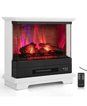 SUGIFT 27 Inch Freestanding Fireplace With Remote Control