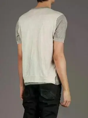 SIDE SLOPE V-neck T-shirt