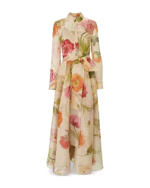 Carolina Herrera Trench Dress - Almond Multi