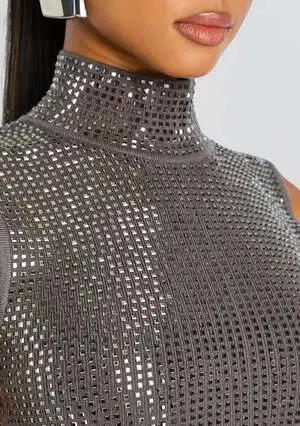 Retrofete Embellished Mini Dress