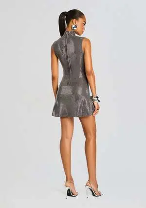 Retrofete Embellished Mini Dress