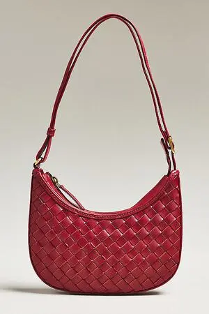 BEMBIEN Mini Woven Sling Bag - Red