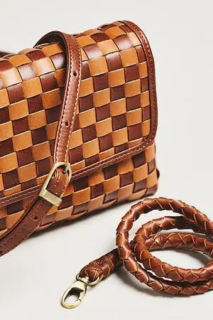 BEMBIEN Mi Madeleine Woven Leather Shoulder Bag