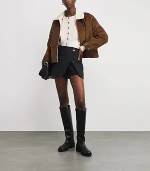 Maje Asymmetric Tailored Skort
