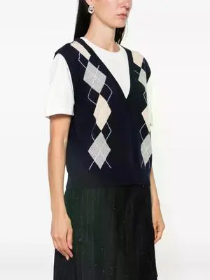 Sandro Argyle Top - Blue