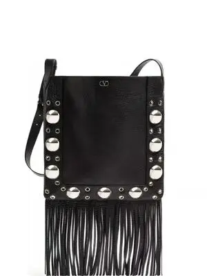 Valentino Garavani Nellcôte Shoulder Bag - Black