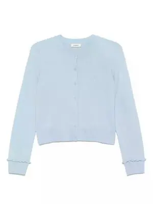 Sandro Ruffle-trim Cardigan