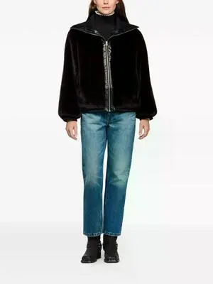 Sandro Faux Fur Jacket