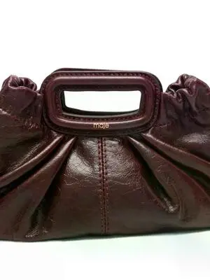 Maje Mini Milpli Clutch Bag - Red