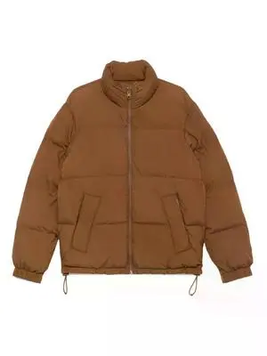 Sandro Quilted Puffer Jacket - Brown