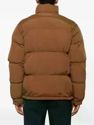 Sandro Quilted Puffer Jacket - Brown