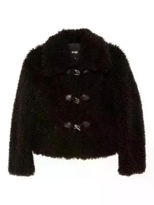 Maje Faux-fur Jacket - Dark Brown