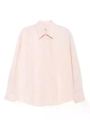 Sandro Striped Cotton Shirt - Pink