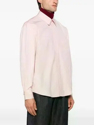 Sandro Striped Cotton Shirt - Pink