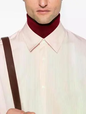 Sandro Striped Cotton Shirt - Pink