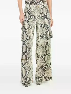 Roberto Cavalli Printed Cargo Pants