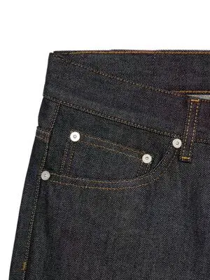 Sandro Regular Fit Raw Denim Jeans - Blue