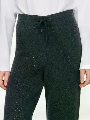 Sandro Rhinestone Embellished Trousers - Grey