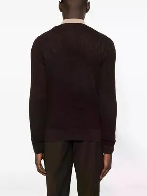 Sandro Rice-stitch Round-neck Sweater