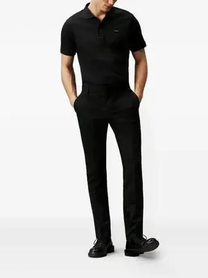 Calvin Klein Logo Plaque Polo Shirt
